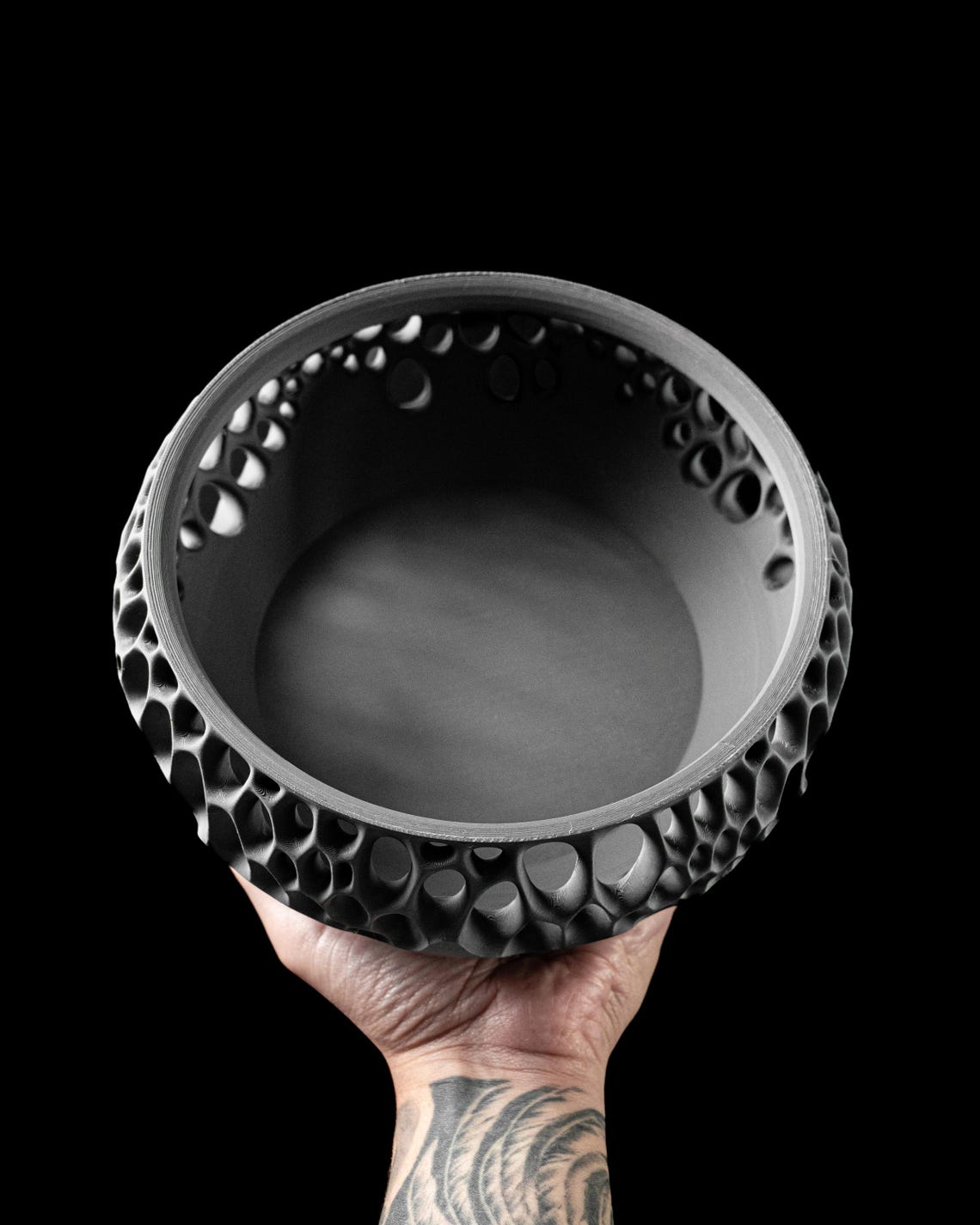 3D Printed Catch-all Bowl "tron" - Modern Minimalist Desk & Entryway ...