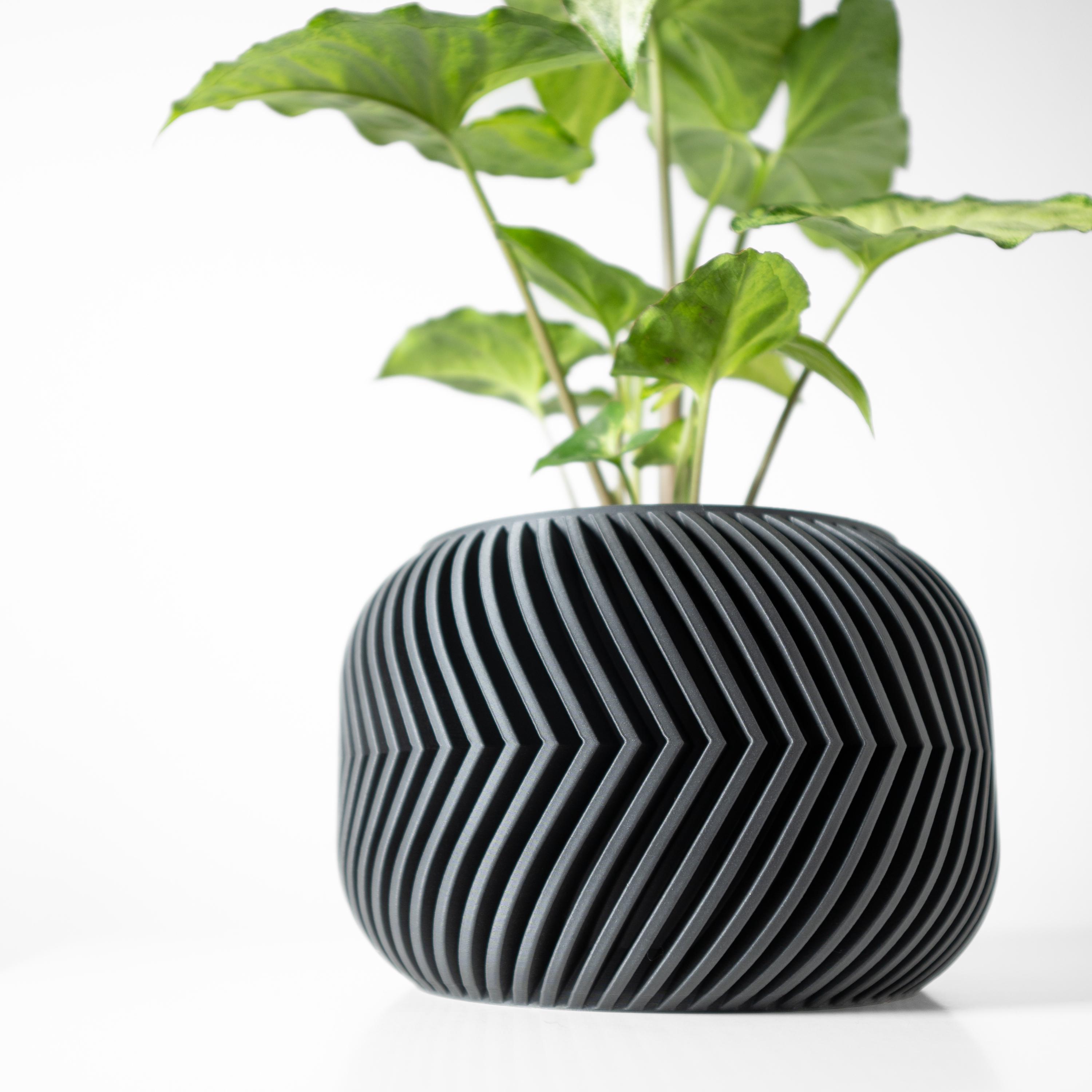 Modern "nubbly" 3D Printed Planter Pot W/drip Tray - Etsy