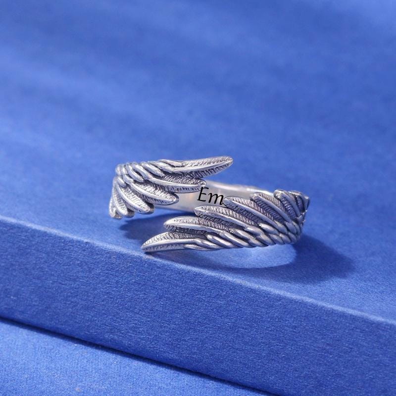 Angel Wings Ring - Etsy