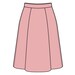 Paneled Flared Skirt Pattern, Six Panel Skirt, High Waist Skirt, PDF ...
