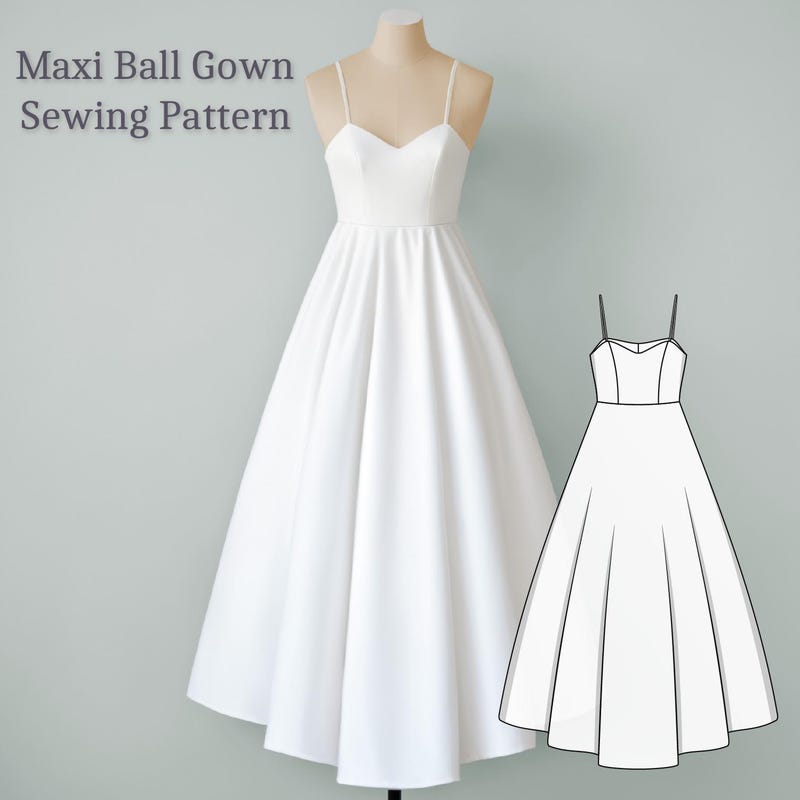 Ball Gown Pattern - Etsy