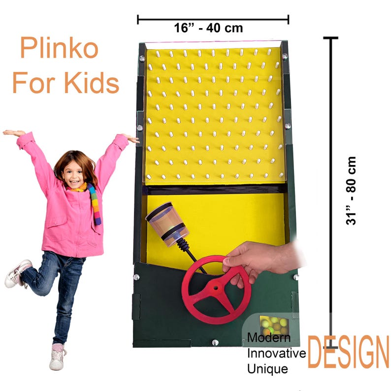 Plinko Board Game – Yard Game - Marble Race - Game Room - Carnival Game ...