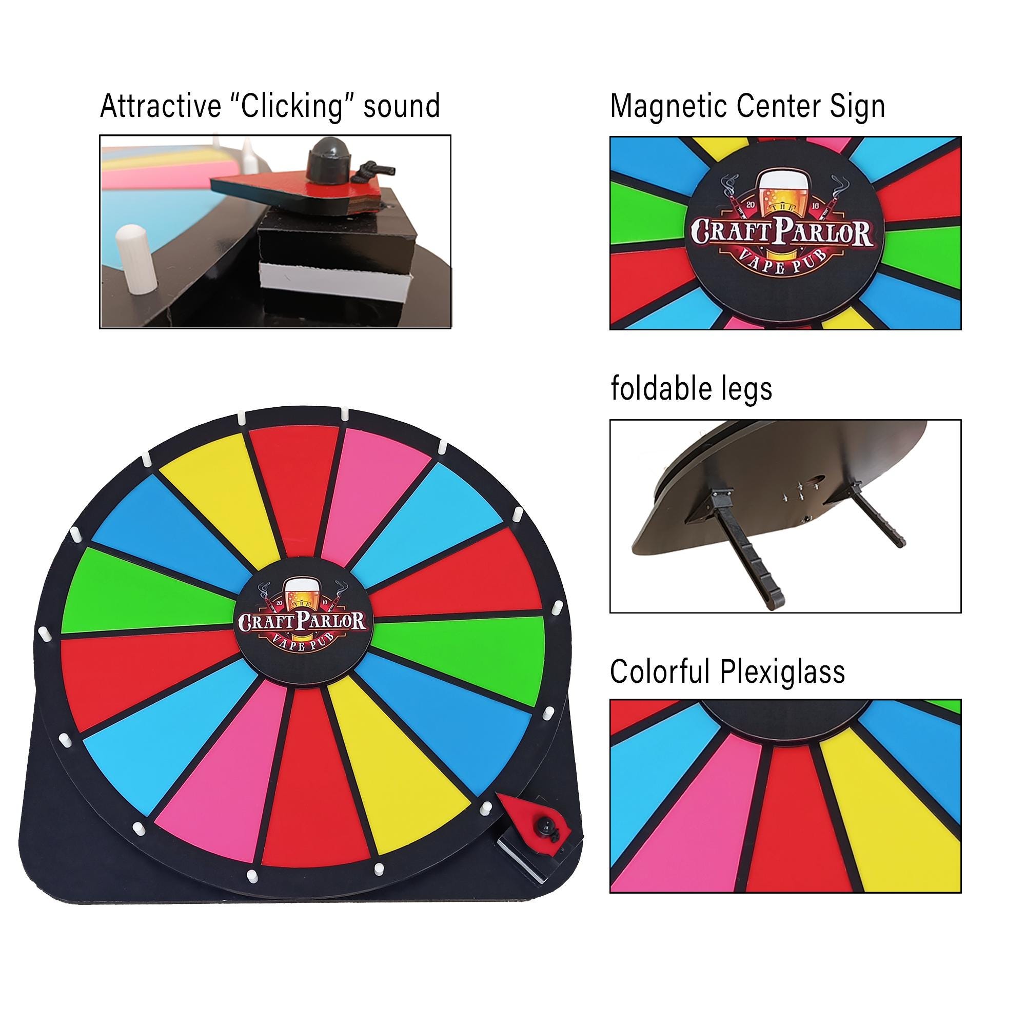 Custom Prize Wheel Fortune Prize Spinner Wheel Spinner Prize Winner ...