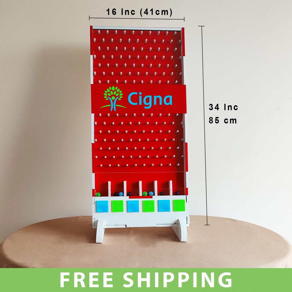 Custom Plinko Board - Wood Plinko - Logo Plinko - Trade Show Plinko ...