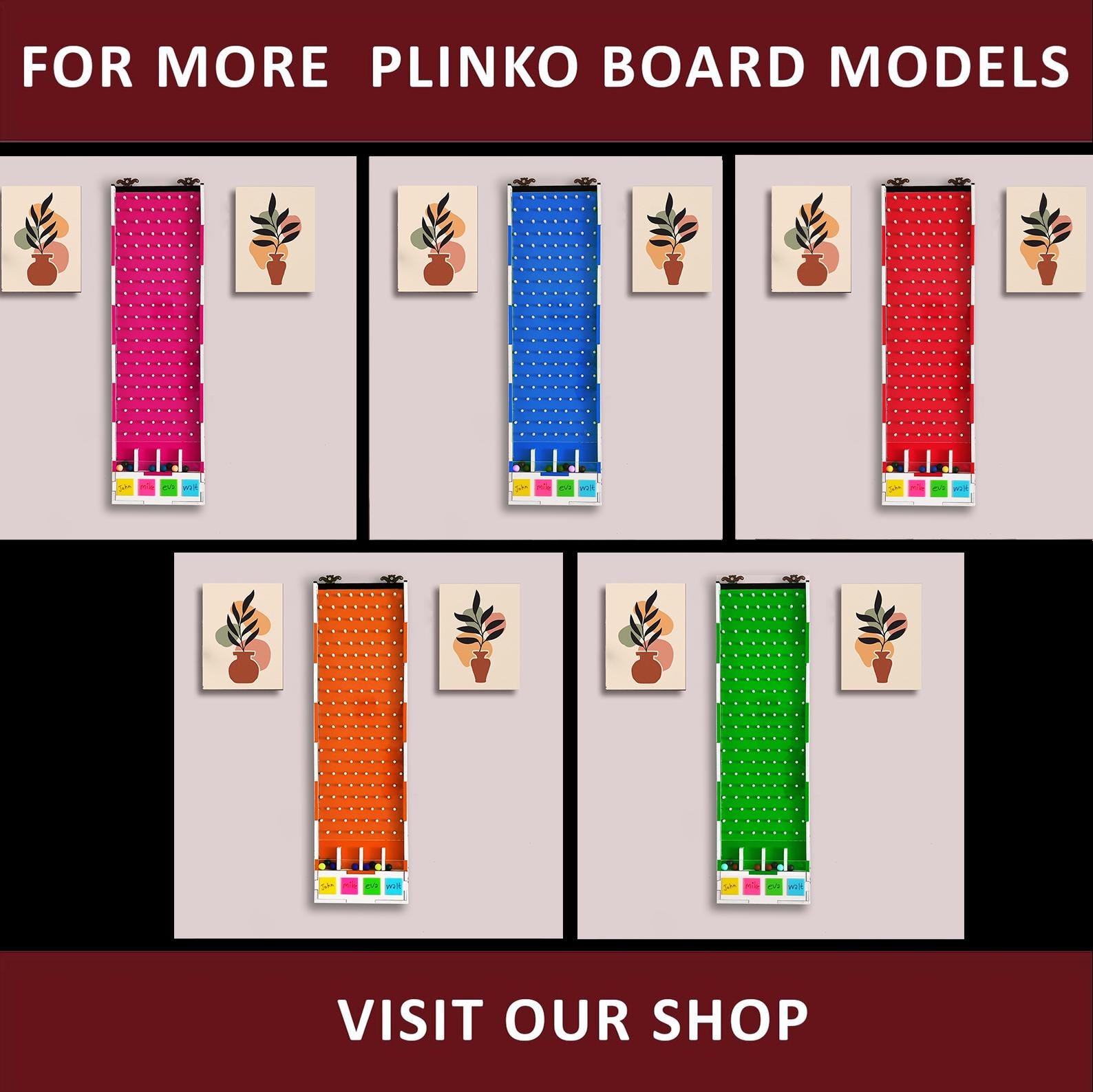 Wall Mount Plinko Board - Wall Games - Game for School, Bar, Church ...