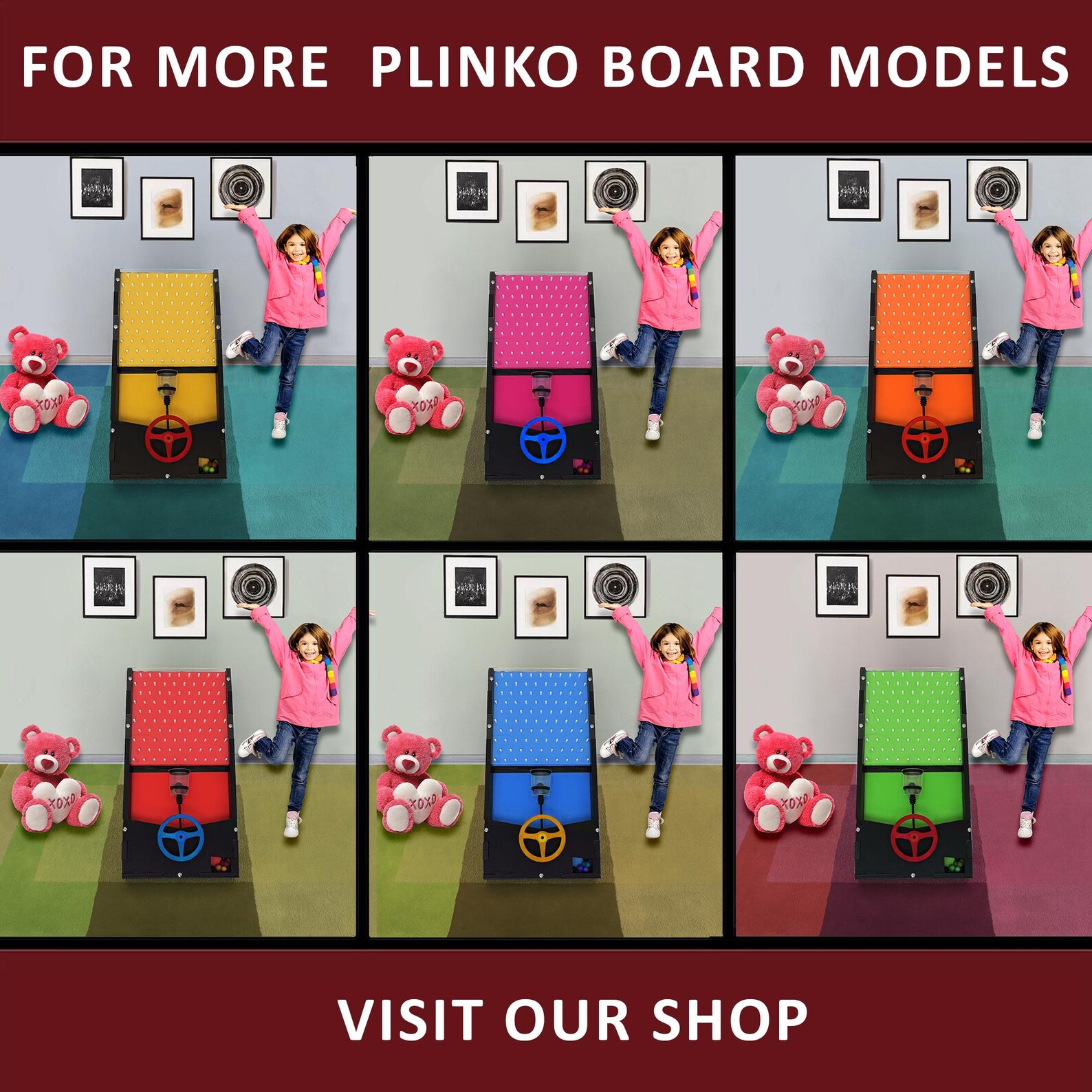 Kids Games - Fun Games - Plinko Board Game – Yard Game - Marble Race ...