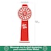 Large Custom Prize Wheel – Wooden Giant Spinning Wheel for Business ...