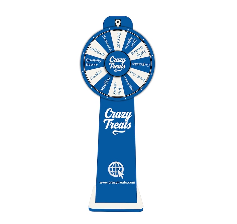 Large Custom Prize Wheel – Wooden Giant Spinning Wheel for Business ...