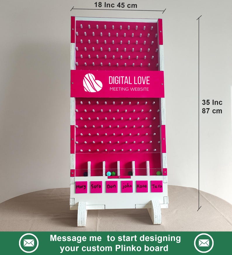 Custom Plinko Boards - Wood Plinko - Logo Plinko - Trade Show Plinko ...