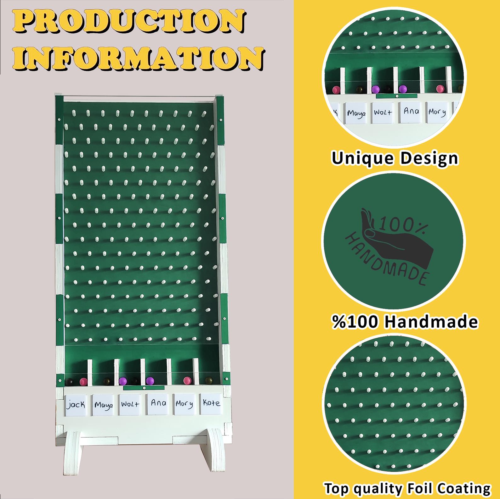 Wooden Plinko Board - Table Top Plinko - Trade Show - Personalized ...