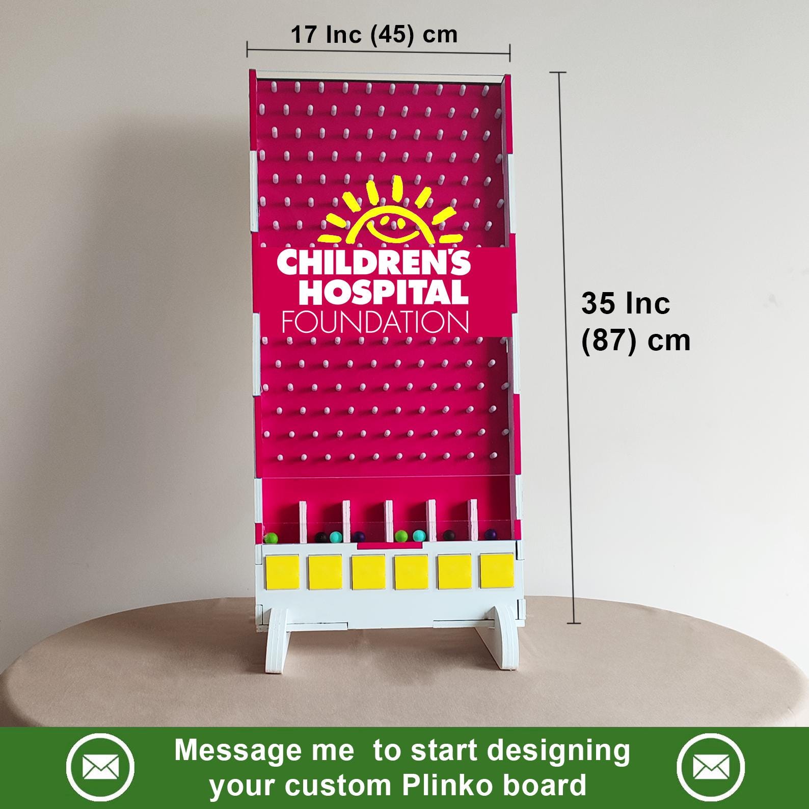 Custom Plinko Boards - Wood Plinko - Logo Plinko - Trade Show Plinko ...