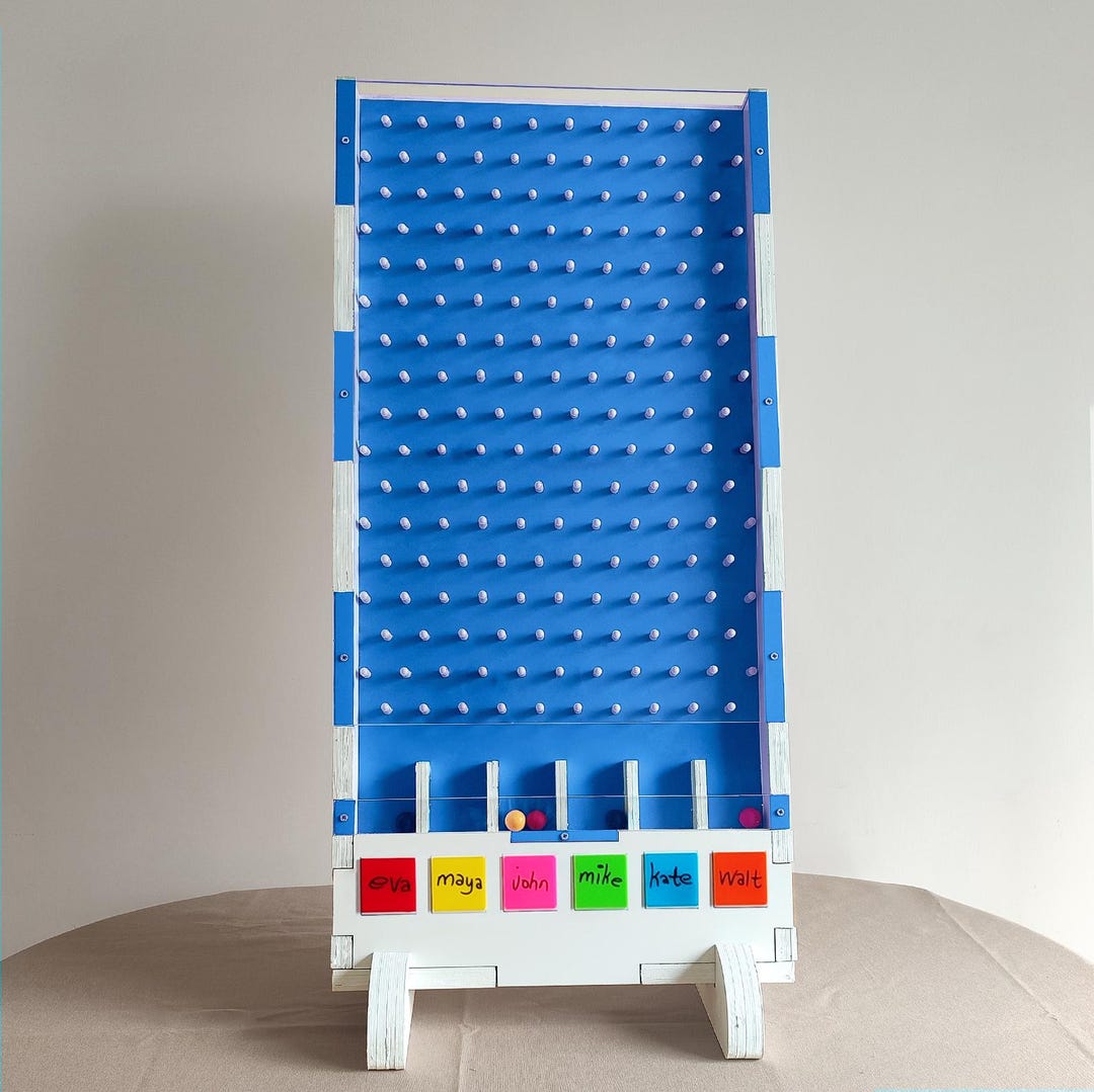 Plinko Carnival Game for Trade Show - Wooden Large Plinko Board Game ...