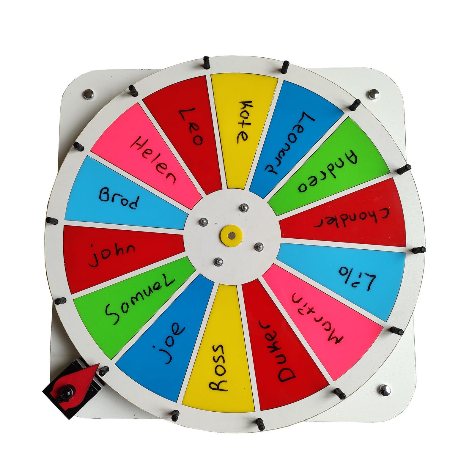 Wall Games - Wall Mounted Prize Whell Game – Wooden Large Spin the ...
