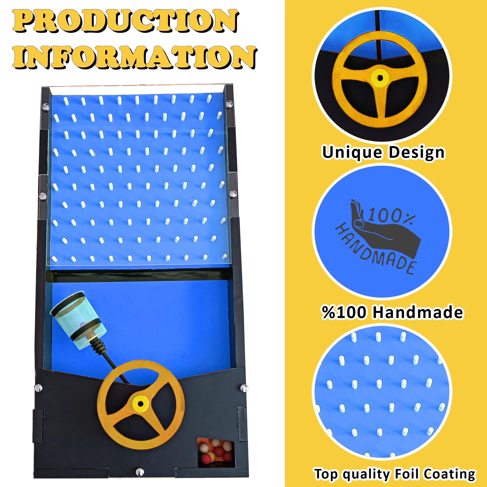 Plinko Board Game for Kids – Yard Game - Marble Race Game - Game Room ...