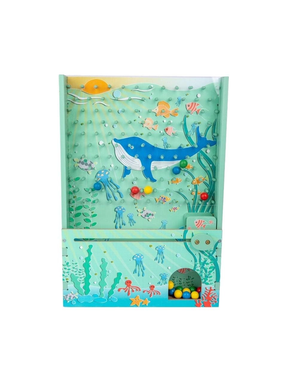 Children's Game Montessori Games Plinko Board Game for Kids Fun Games ...