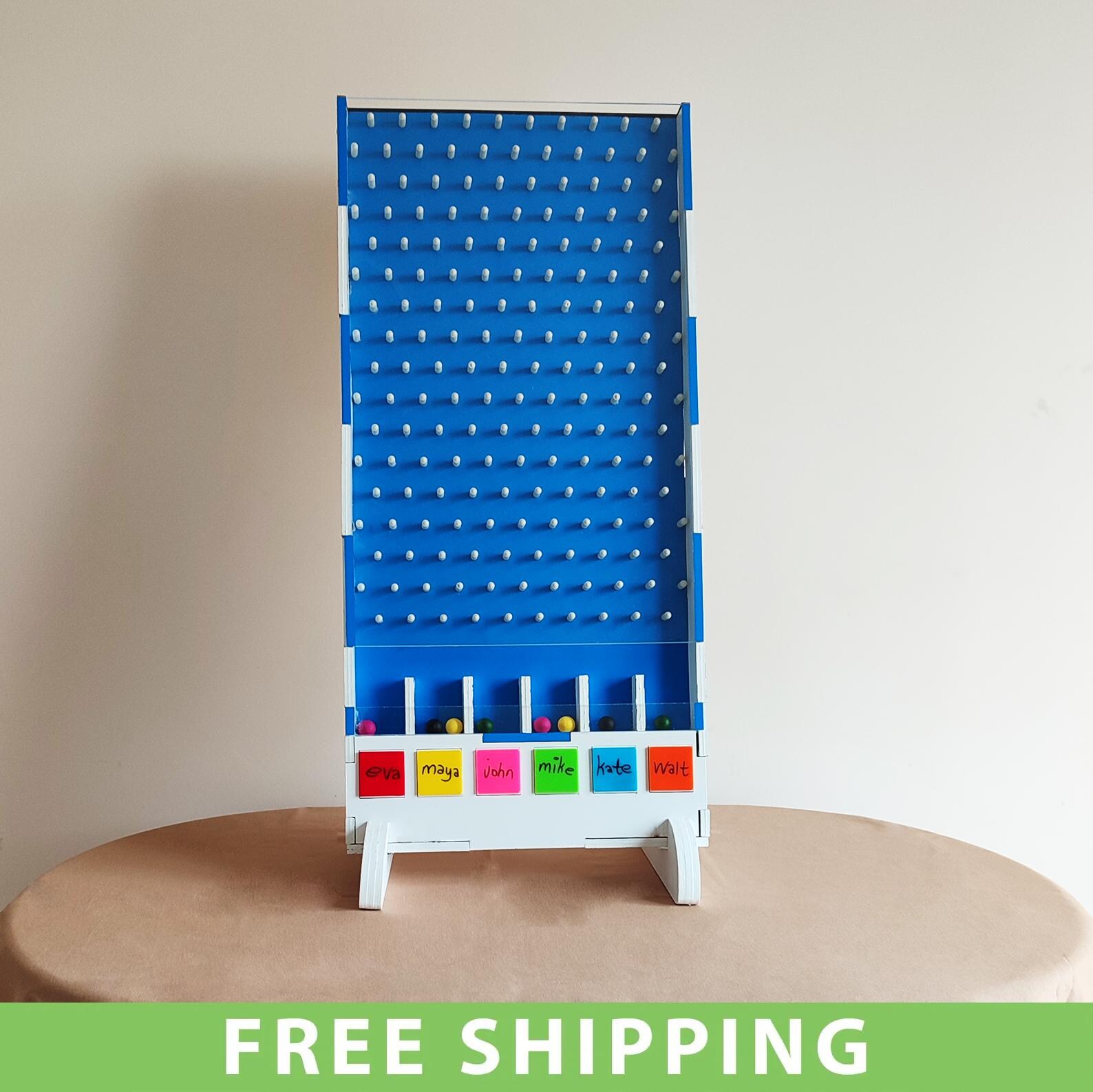 Plinko Carnival Game for Trade Show - Wooden Large Plinko Board Game ...