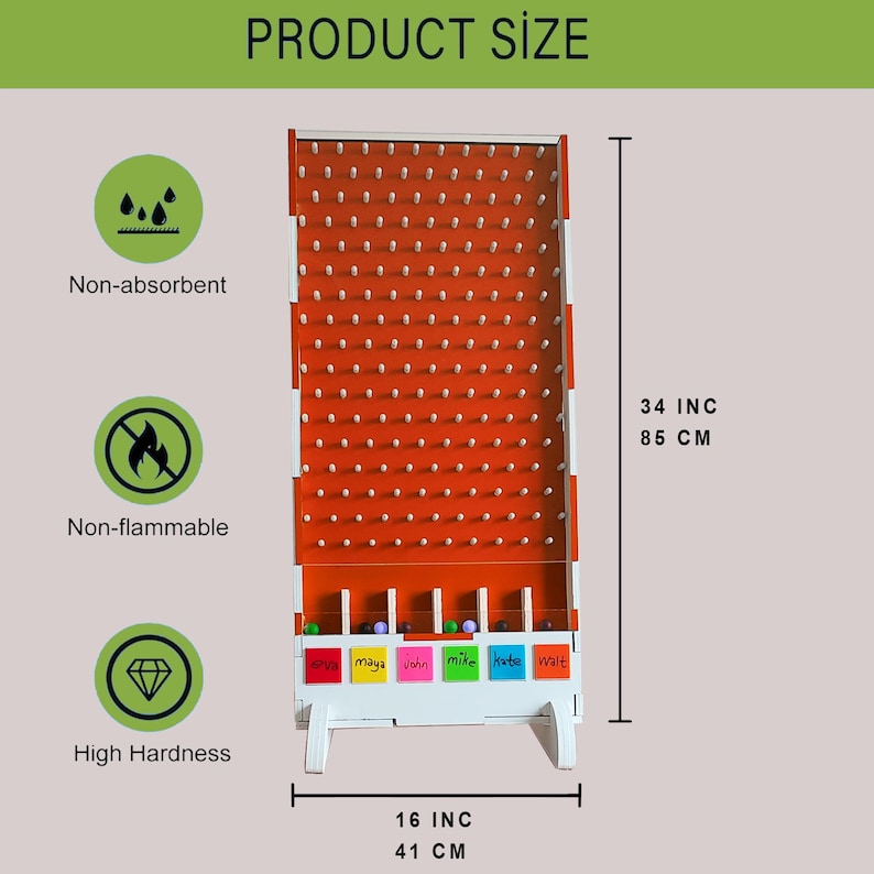 Plinko Board Game - Large Plinko Board for Carnival Games – Event and ...