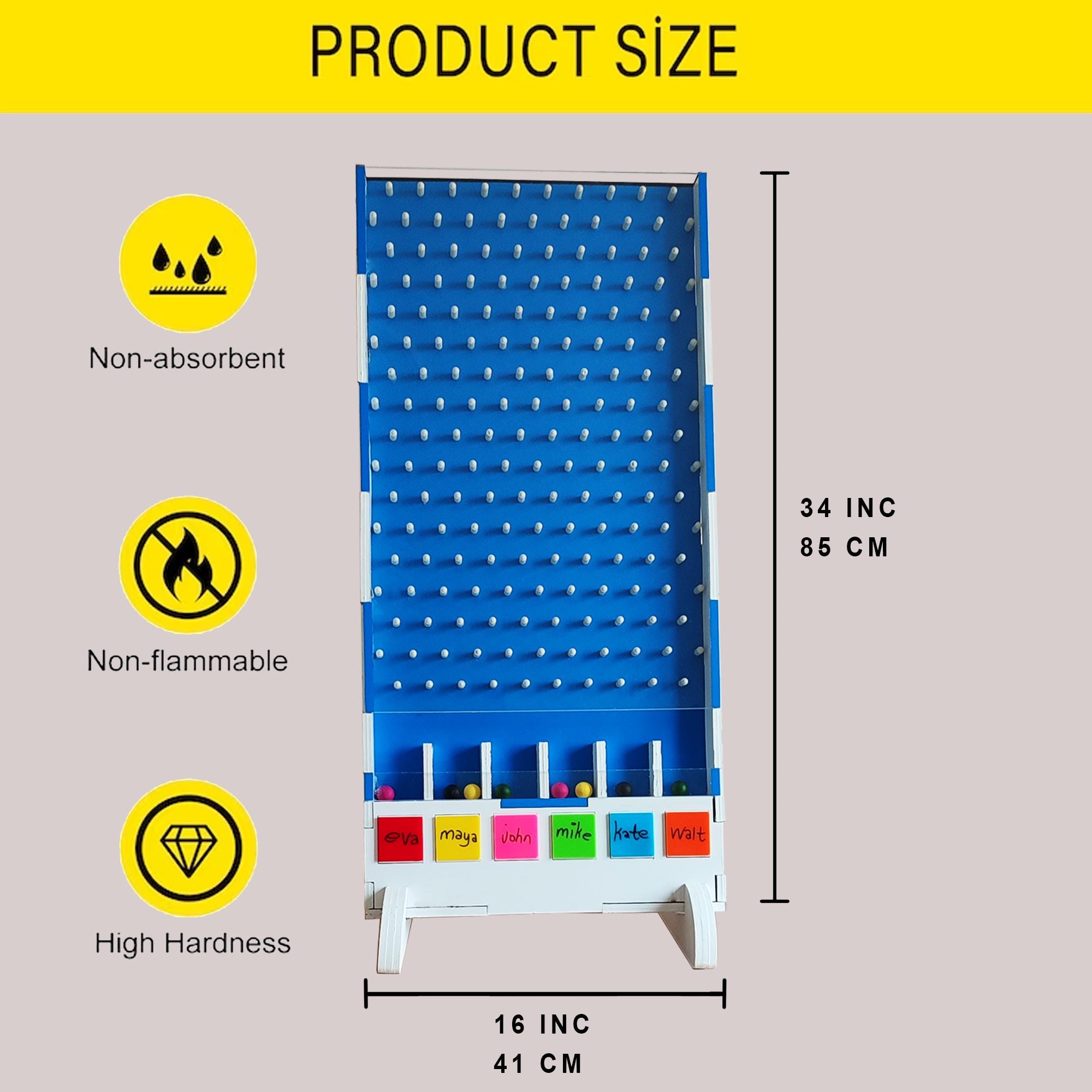 Plinko Carnival Game for Trade Show - Wooden Large Plinko Board Game ...