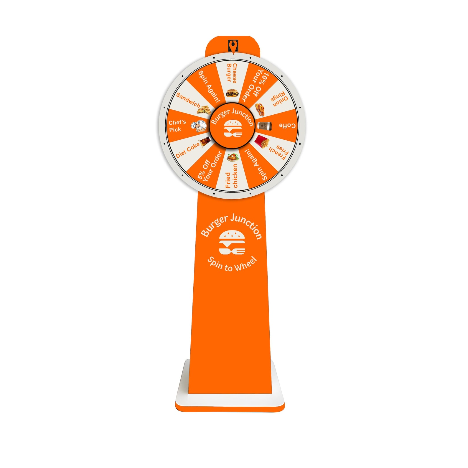 Large Custom Prize Wheel – Wooden Giant Spinning Wheel for Business ...