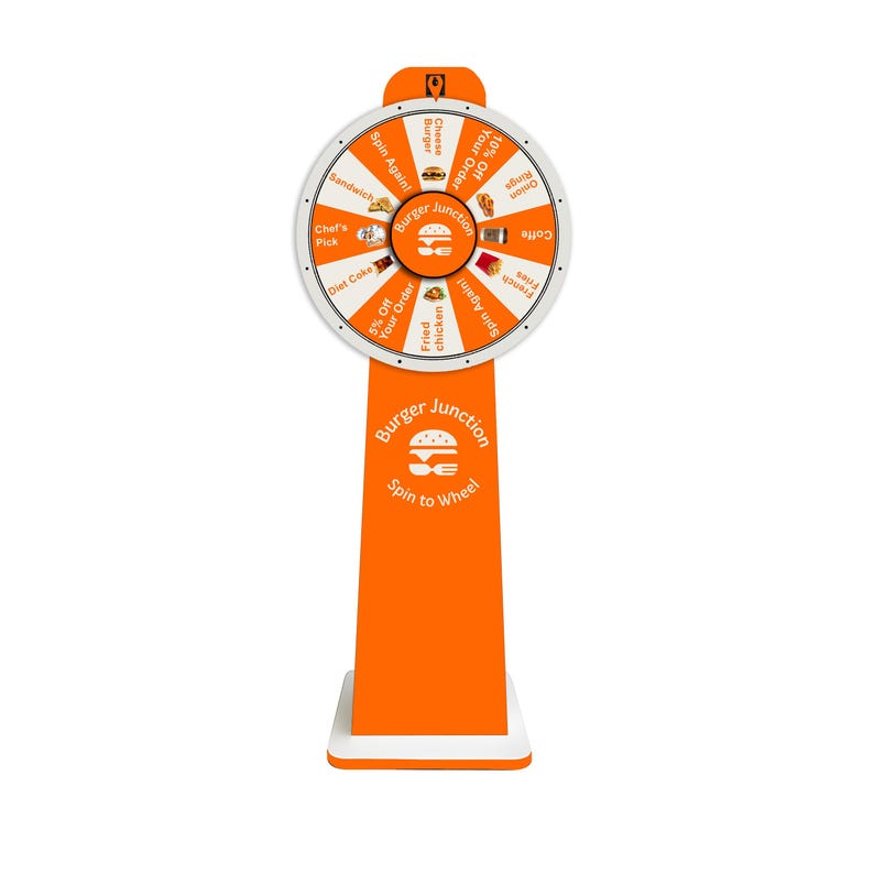 Large Custom Prize Wheel – Wooden Giant Spinning Wheel for Business ...