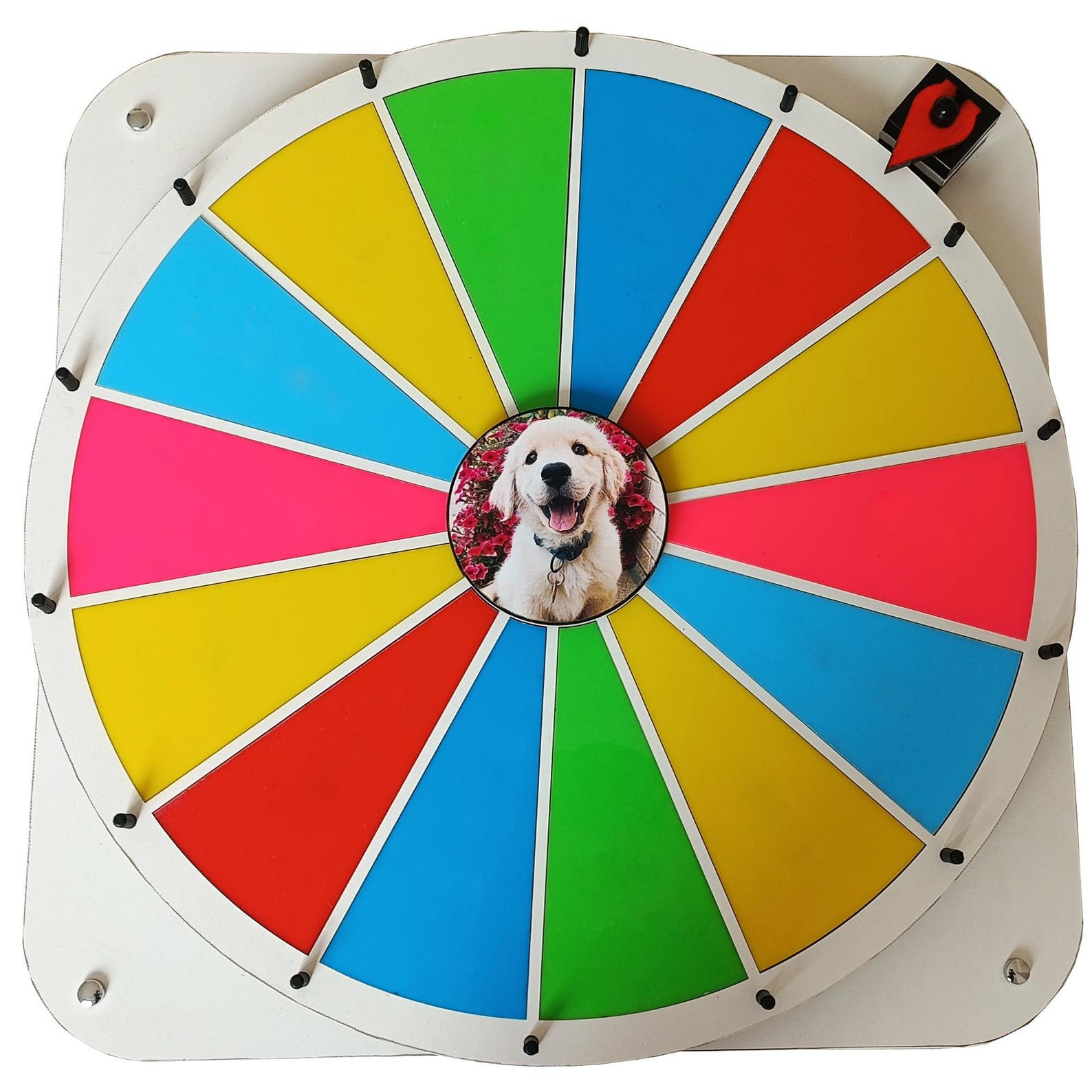 Colorful Spinning Prize Wheel for Wall – Spinning Prize Wheel - Custom ...