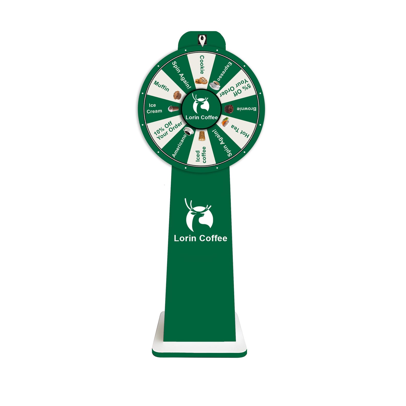 Large Custom Prize Wheel – Wooden Giant Spinning Wheel for Business ...