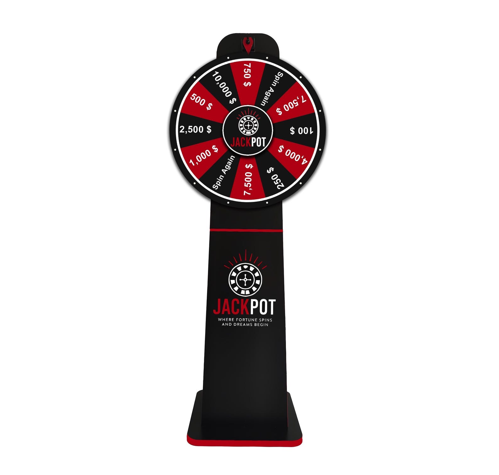 Large Custom Prize Wheel – Wooden Giant Spinning Wheel for Business ...