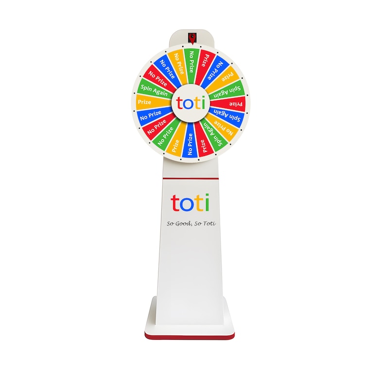 Large Custom Prize Wheel – Wooden Giant Spinning Wheel for Business ...