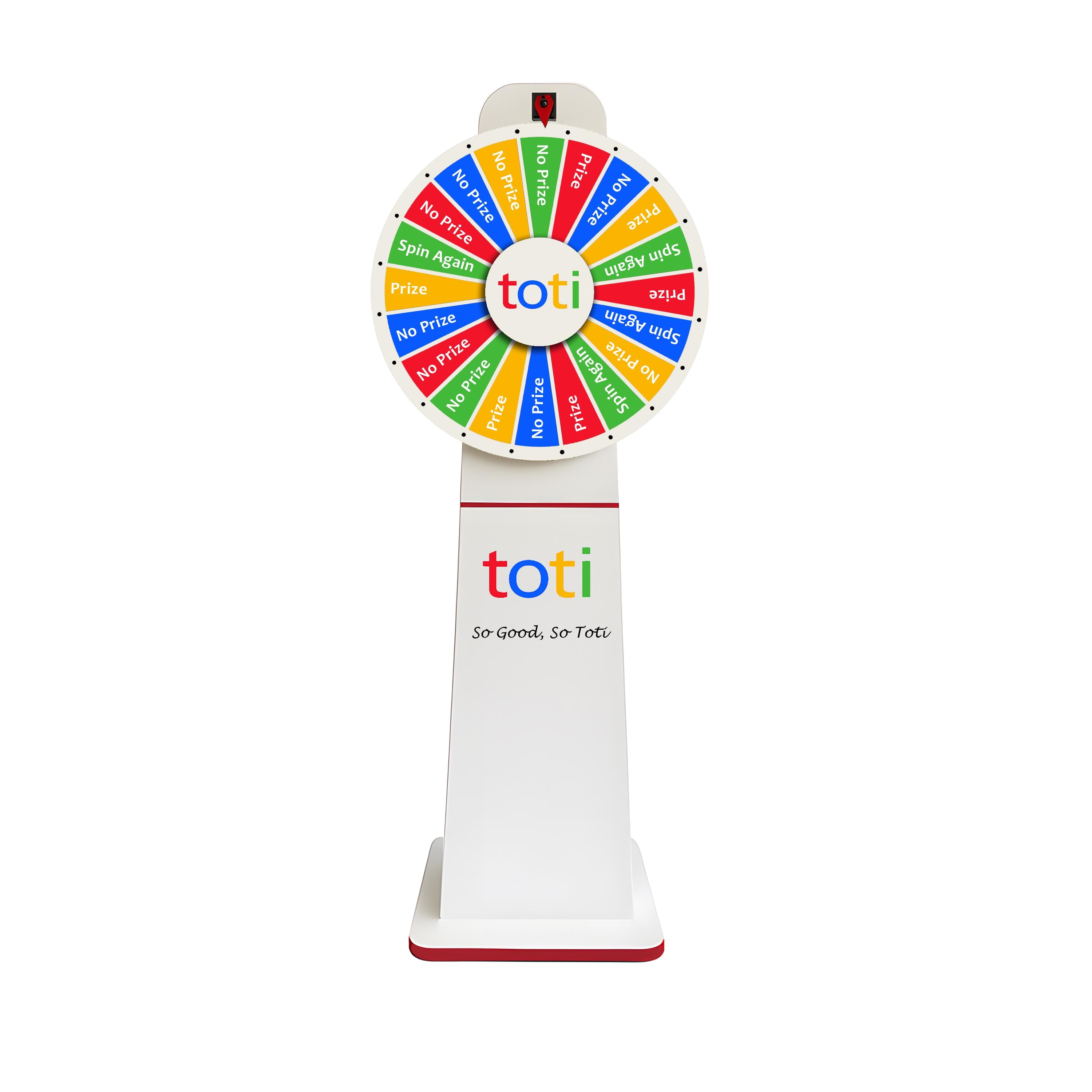 Large Custom Prize Wheel – Wooden Giant Spinning Wheel for Business ...