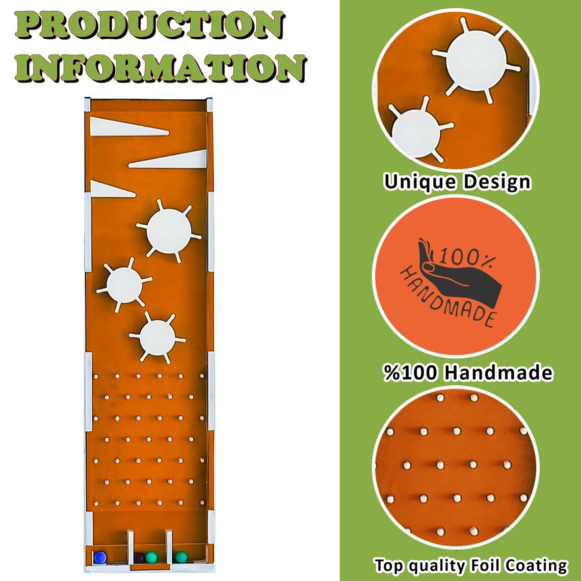 Plinko Game Board for Wall - Wall Games - Plinko Board Game - Bar Games ...