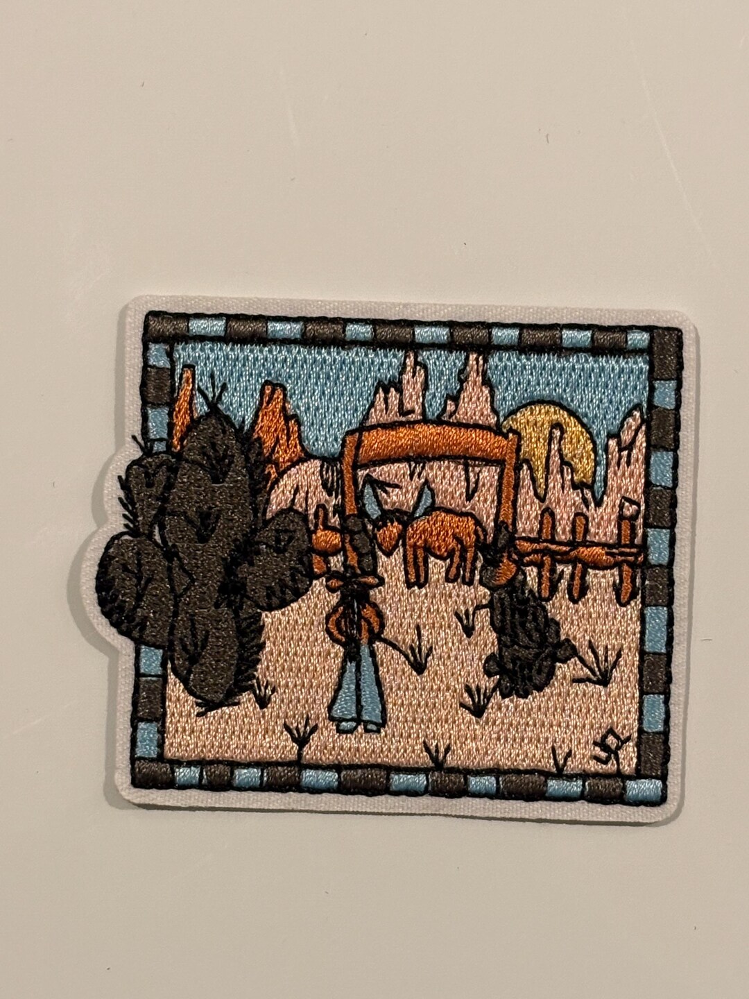 Western Ranch Small Iron on Patch - Etsy