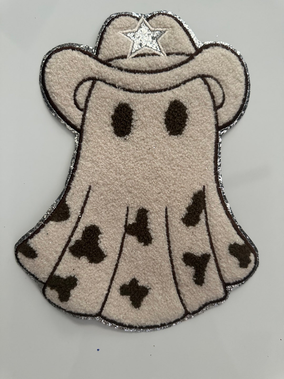 Tan Ghost Cowboy Full Size Iron on Patch - Etsy