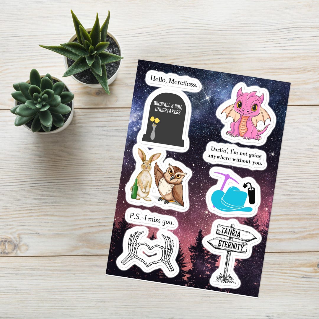 Undertaking of Hart and Mercy Stickers - Etsy