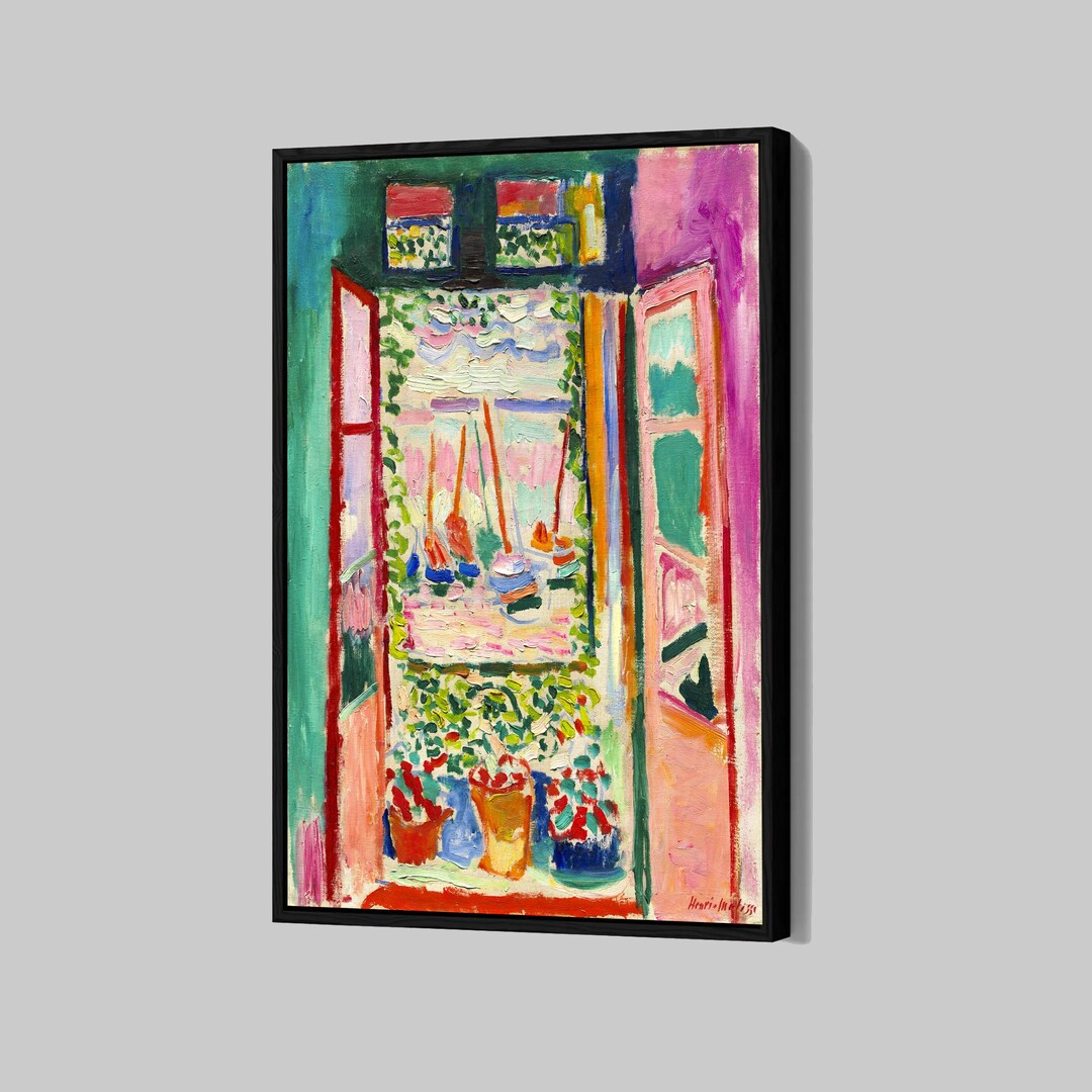 The Open Window Poster Henri Matisse Wall Art Collioure Exhibition ...