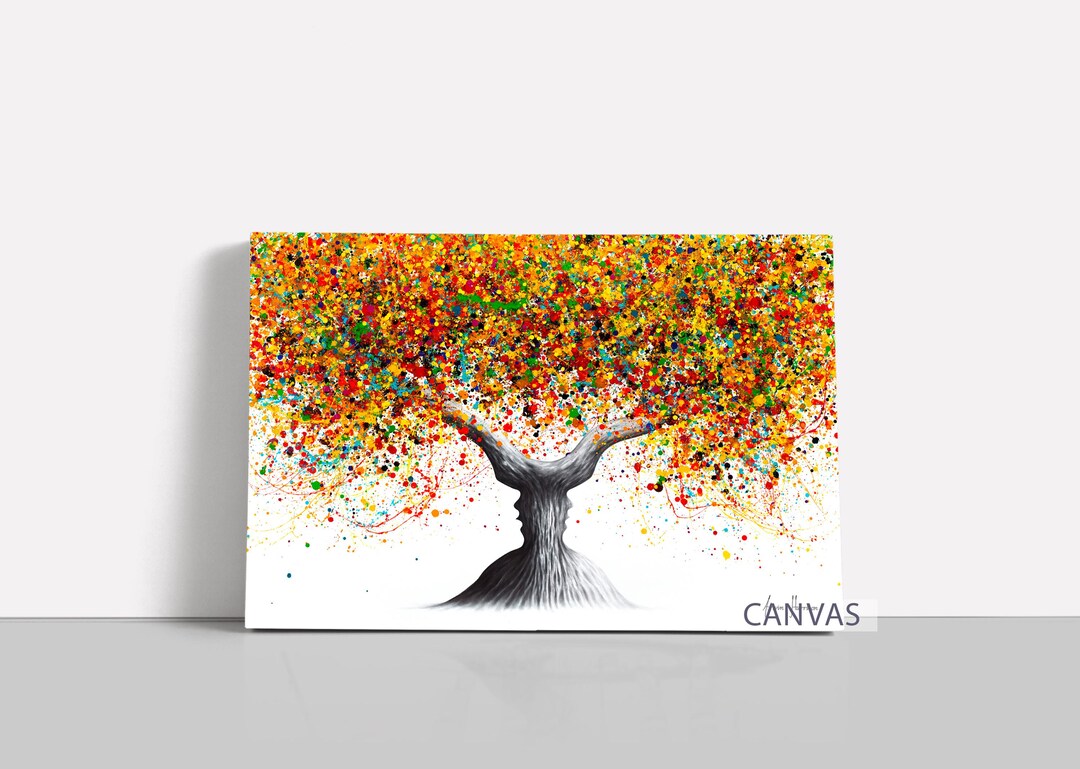 Faces of Harmony Poster Tree of Unity Wall Art Ashvin Harrison Framed ...