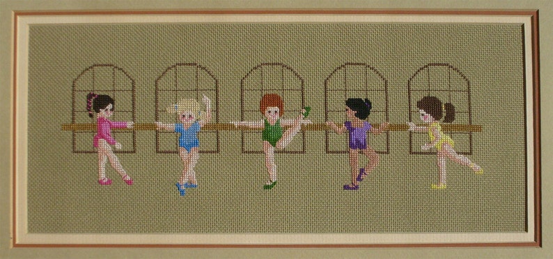 Little Dancers Cross Stitch Pattern, at Barre - Etsy