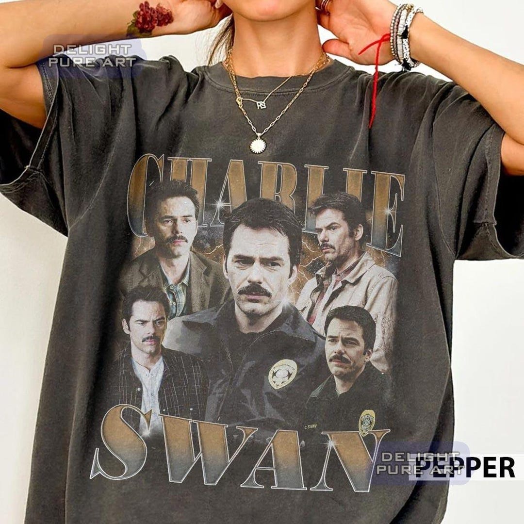 Charlie Swan Bootleg 90s T-shirt, Vintage Charlie Swan Fan Tee, Charlie ...