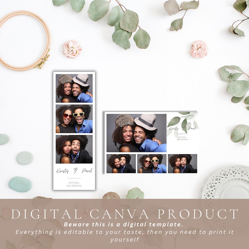 Minimal Photobooth Photobooth Template Wedding Photobooth Backdrop ...