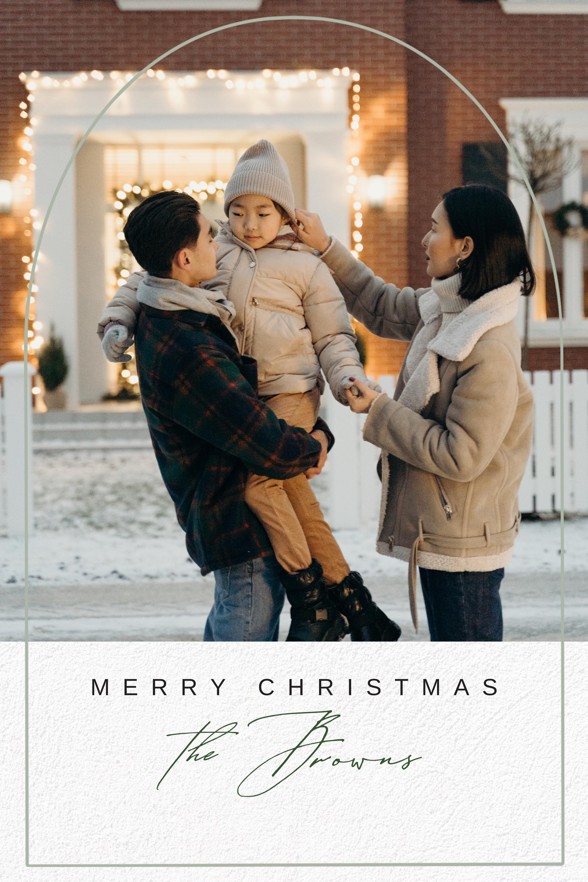 Christmas Photocards Family Card Photos Christmas Family and Friends ...