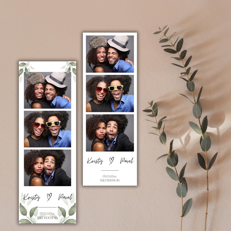 Minimal Photobooth Photobooth Template Wedding Photobooth Backdrop ...