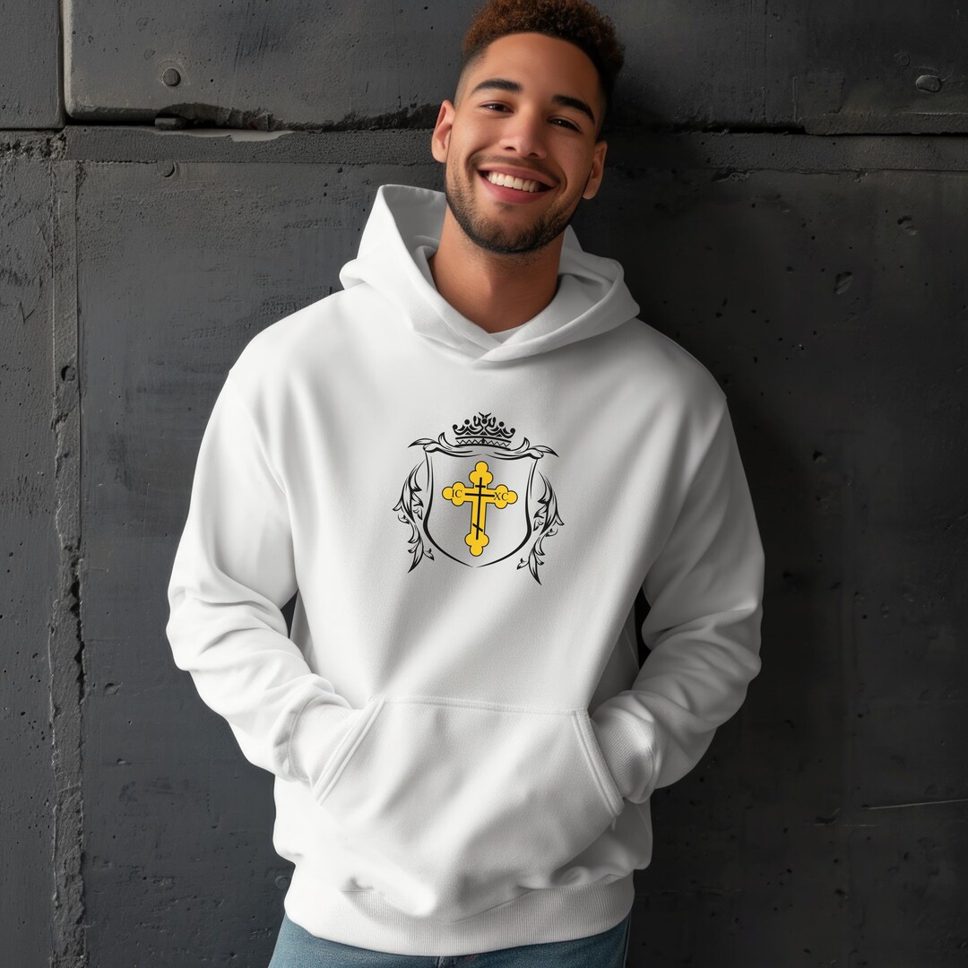 Christ King Orthodox Cross Hoodie Religious Christmas Gifts, Unisex ...