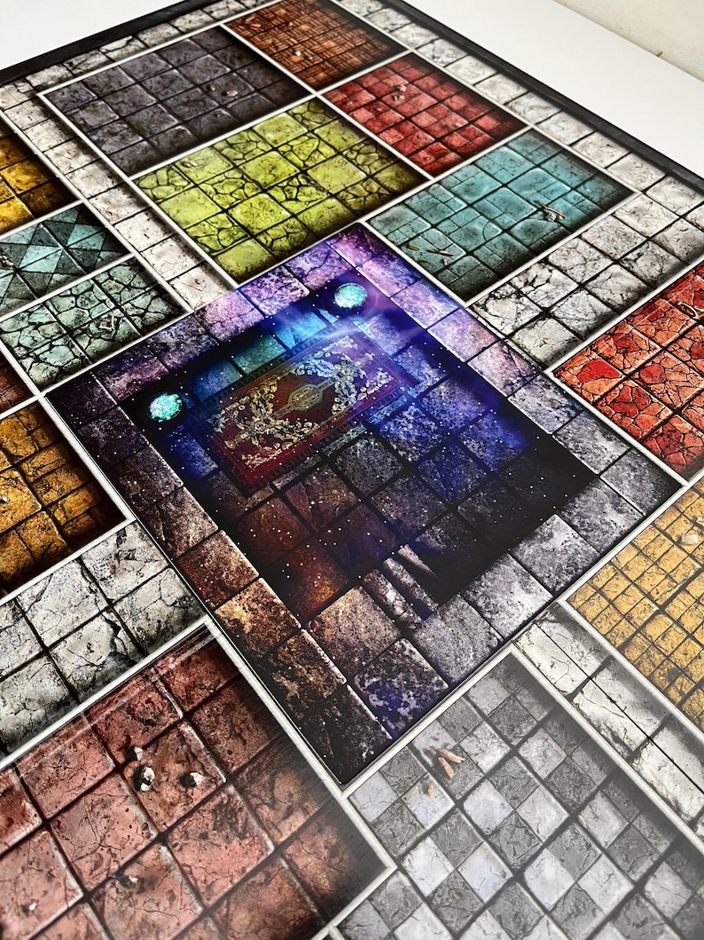 PROPHECY OF TELOR Heroquest Dungeon Tiles (the Arena of Misildia and ...