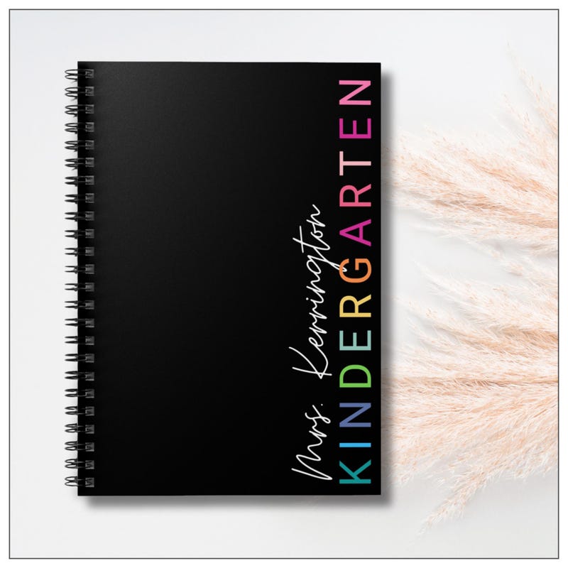 Kindergarten Notebook - Etsy