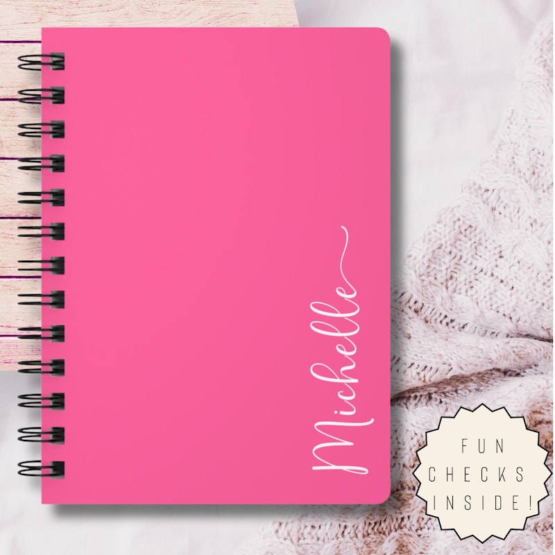 Spiral Checklist Notebook - Etsy