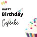 Happy Birthday Cupcake - Etsy