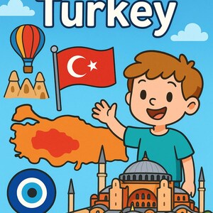 Learn About Turkey – Fun Educational Printable Book for Kids | Digital ...