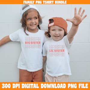 Family PNG Designs for Retro Tshirt Instant Download Family Bundle PNG ...