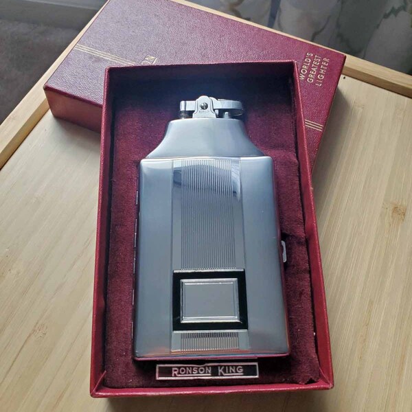 Ronson Mastercase Lighters With Cigarette Case - Etsy