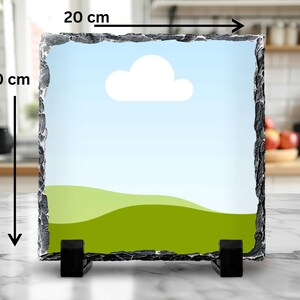 B- Grade Slate, Your Photo Slate, Custom Photo Rock Slate Tile ...