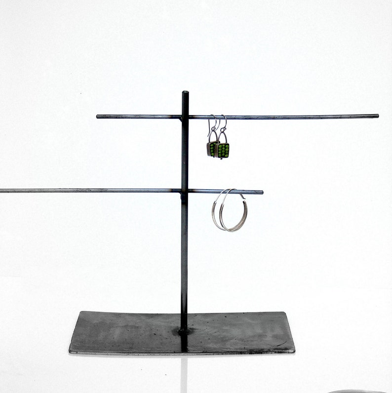 Jewelry Display Stand Metal Natural Steel - OFF SET Mini Ladder - Etsy